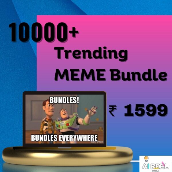 10000+ Trending Meme Bundle (English & Hindi) (worth Rs.1599)